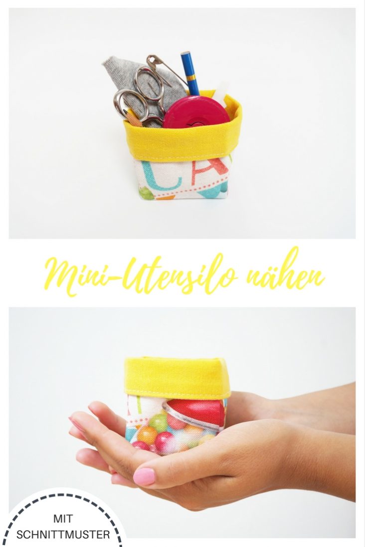Mini-Utensilo nähen / DIY MODE Nähanleitung und Schnittmuster - DIY MODE