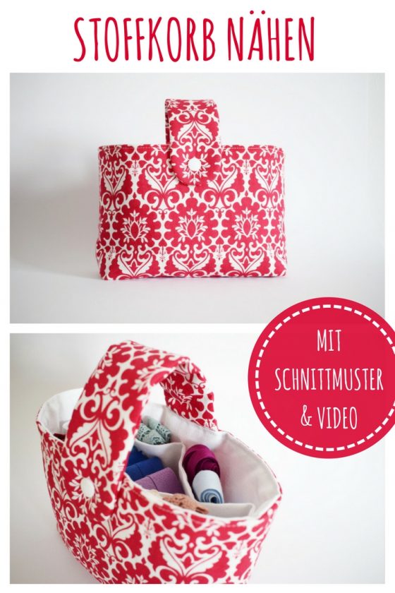 Mini-Utensilo nähen / DIY MODE Nähanleitung und Schnittmuster - DIY MODE