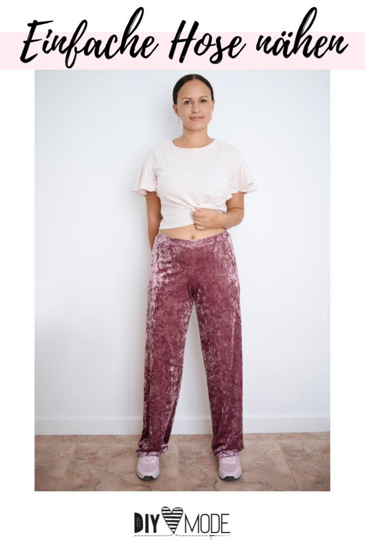 Einfache Hose nähen - DIY MODE