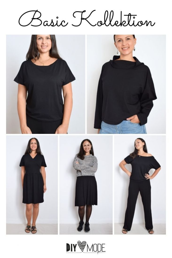 Einfaches Shirt nähen / mit Schnittmuster - DIY MODE